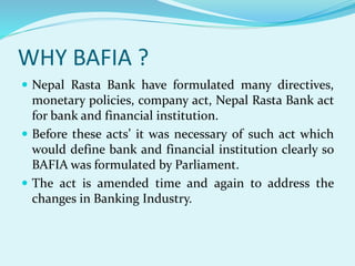 BAFIA Major AMENDMENT 2073 | PPTX