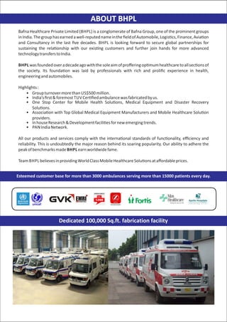 Bafna Healthcare Pvt. Limited, Faridabad, Mobile Healthcare Solutions | PDF