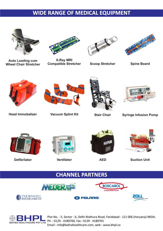 Bafna Healthcare Pvt. Limited, Faridabad, Mobile Healthcare Solutions | PDF