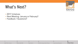 BAFOG Meeting Slides 10/27/16 | PPT