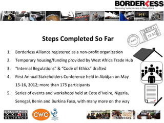 Borderless Alliance: From Dream To Reality | PPTX