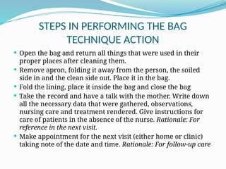 Comprehensive Guide to Community Health Nursing Bag Technique and Urine ...