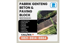 Cara Membuat Atap Lebih Kuat dengan Genteng Cor Flat, Genteng Cor Flat ...