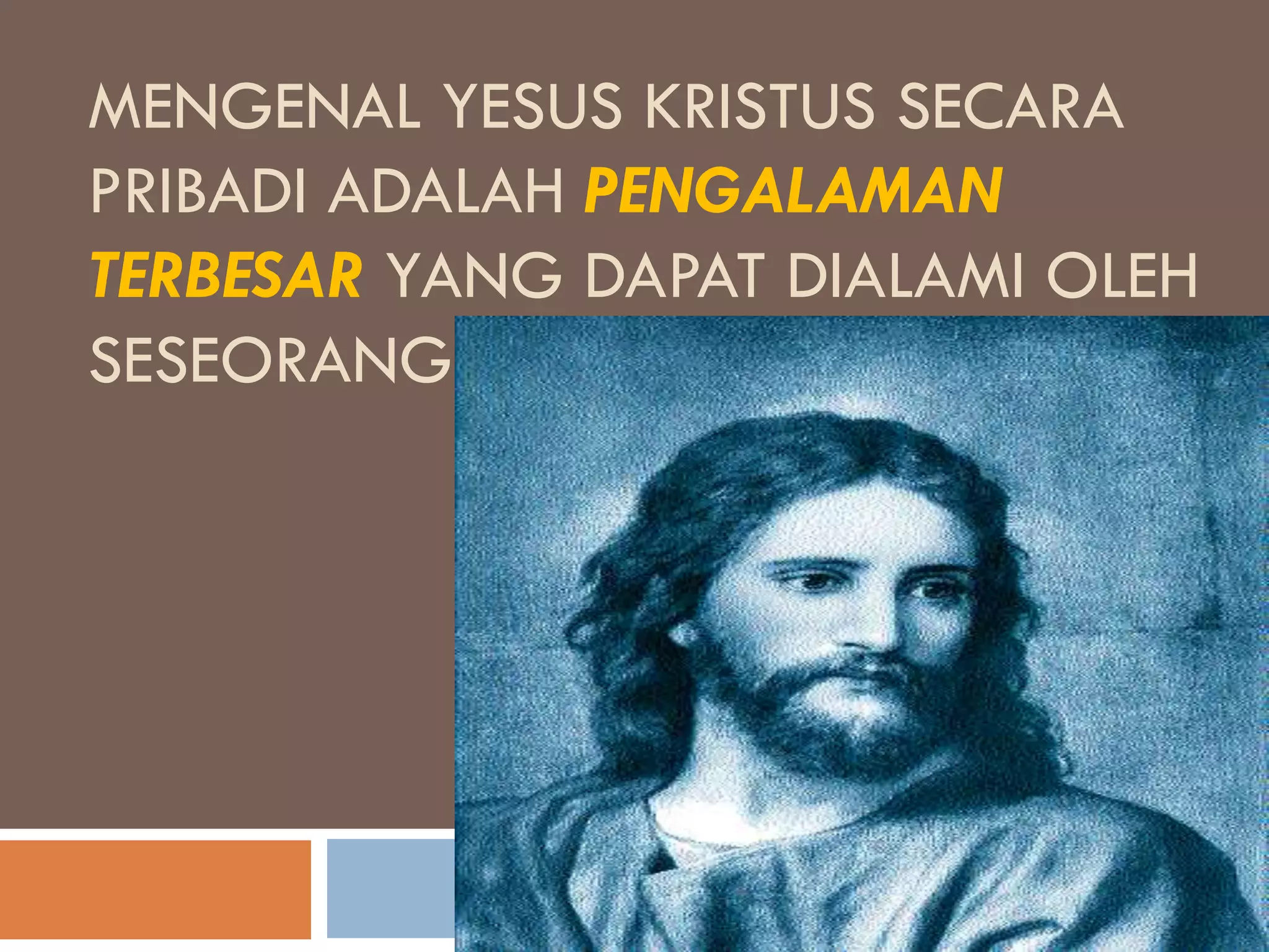 Bagaimana mengalami kasih dan pengampunan Allah | PPTX