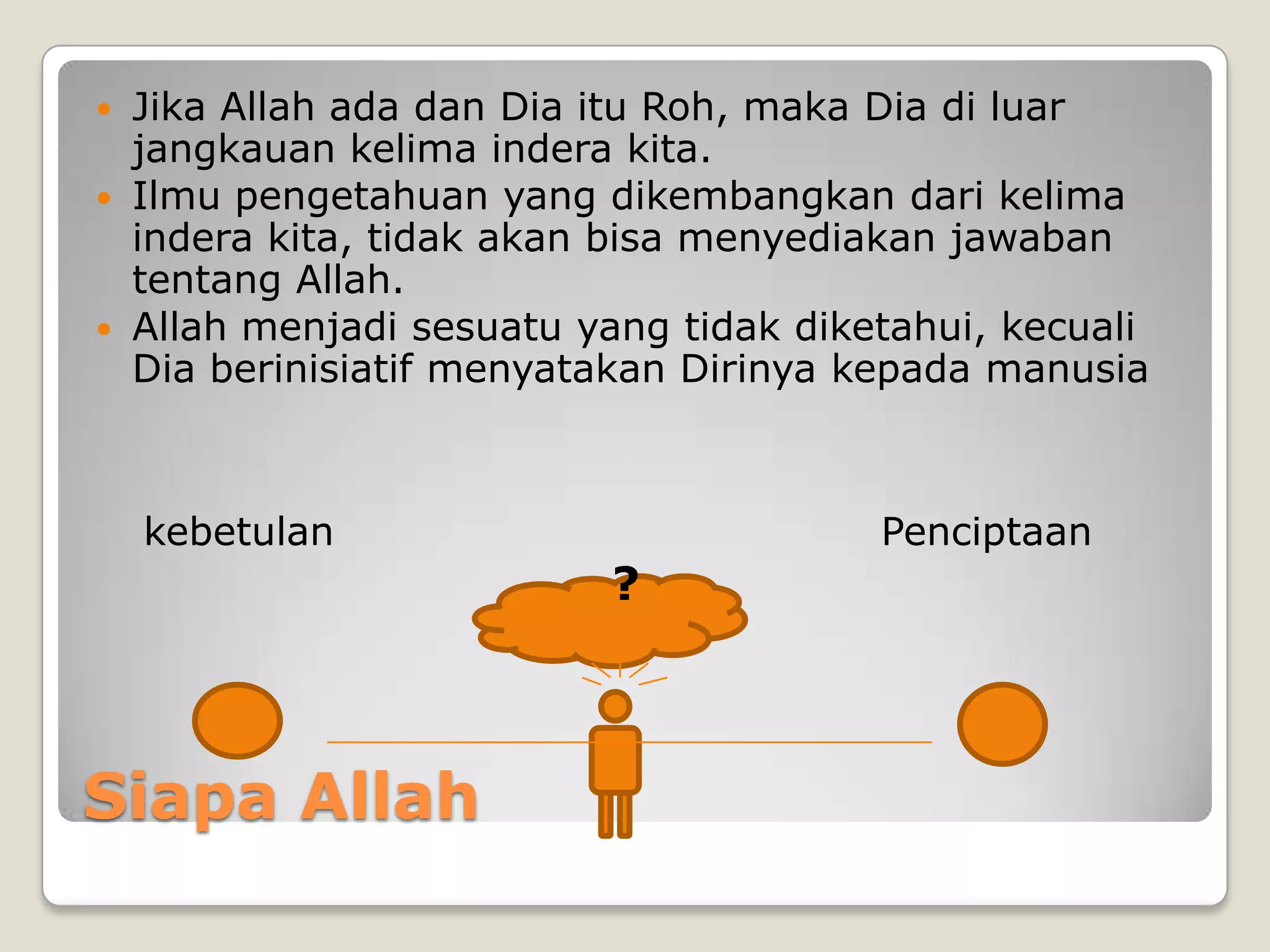 Bagaimana mengenal allah | PPT