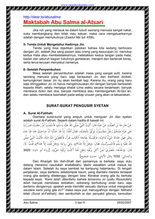 Bagaimana mengobati orang kesurupan | PDF