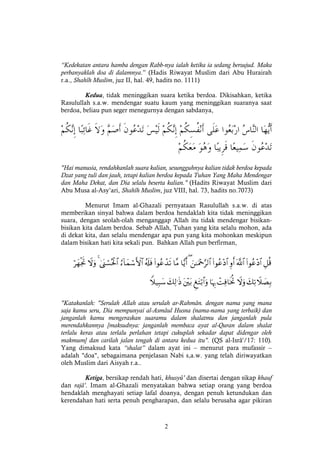 Bagaimana seharusnya kita berdoa | PDF