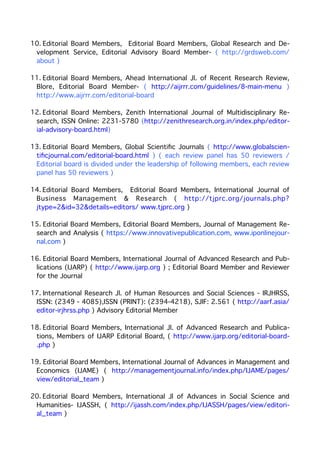 Bagali MM....member, editorial advisory board, research journals 2 | PDF