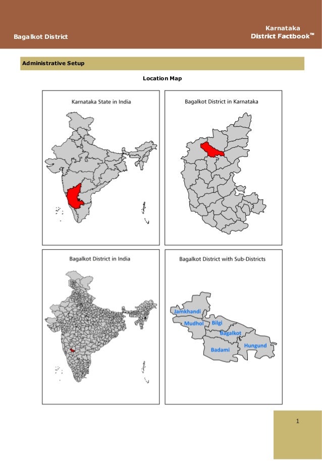 Karnataka District Factbook- Bagalkot District