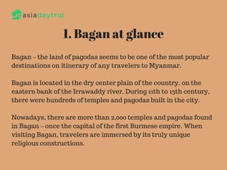 Bagan - the land of pagodas | PDF