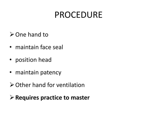 Bag and mask.pptx Pediatric Bag and mask.pptx Pediatric | PPT