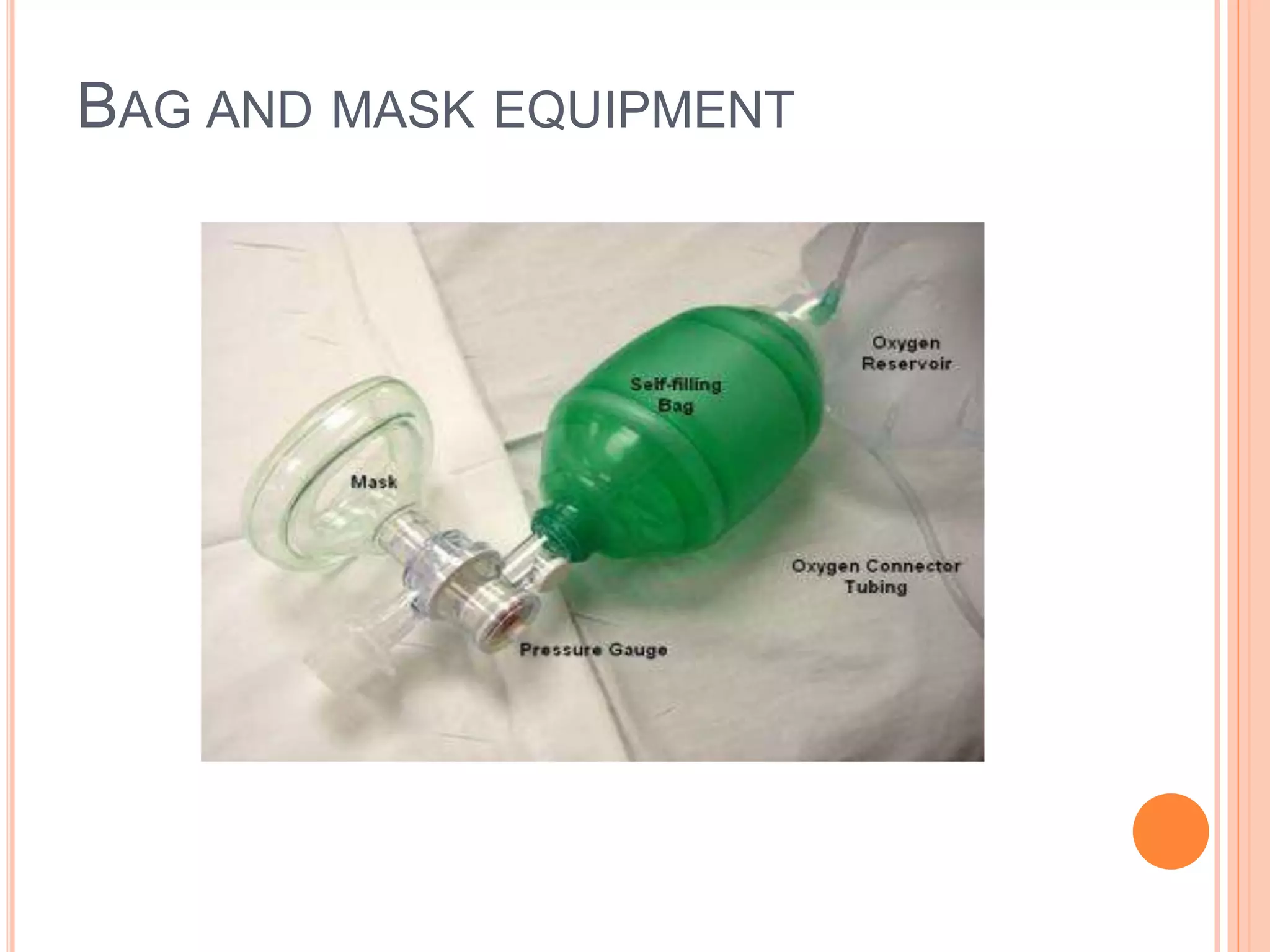 Bag and mask Ventilation | PPTX