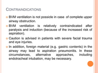 Bag and mask Ventilation | PPTX