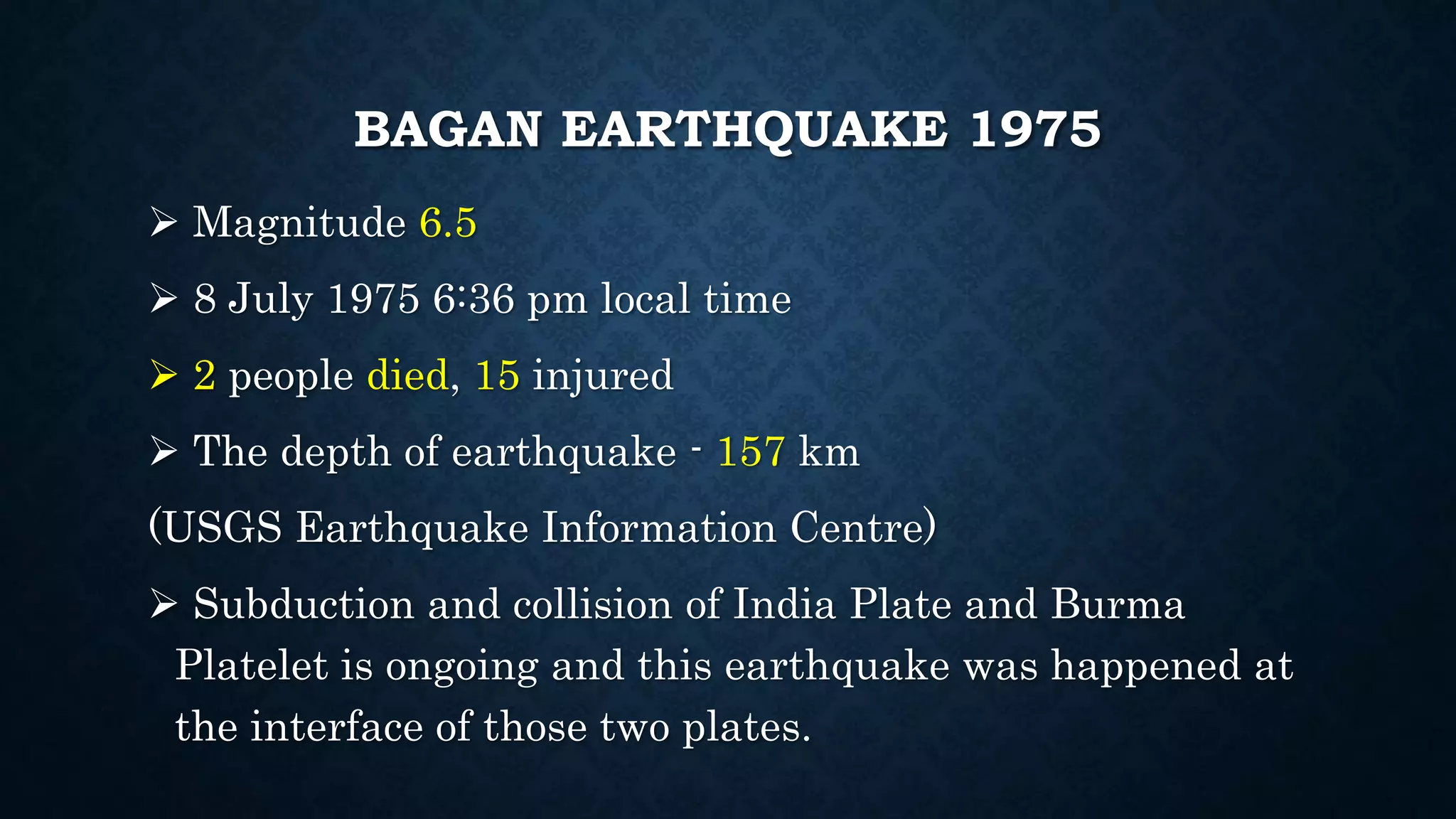 Bagan earthquake 2016 | PPSX