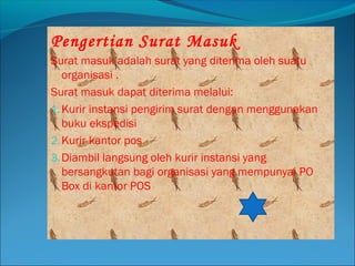 Bagan surat msuk 2 | PPT