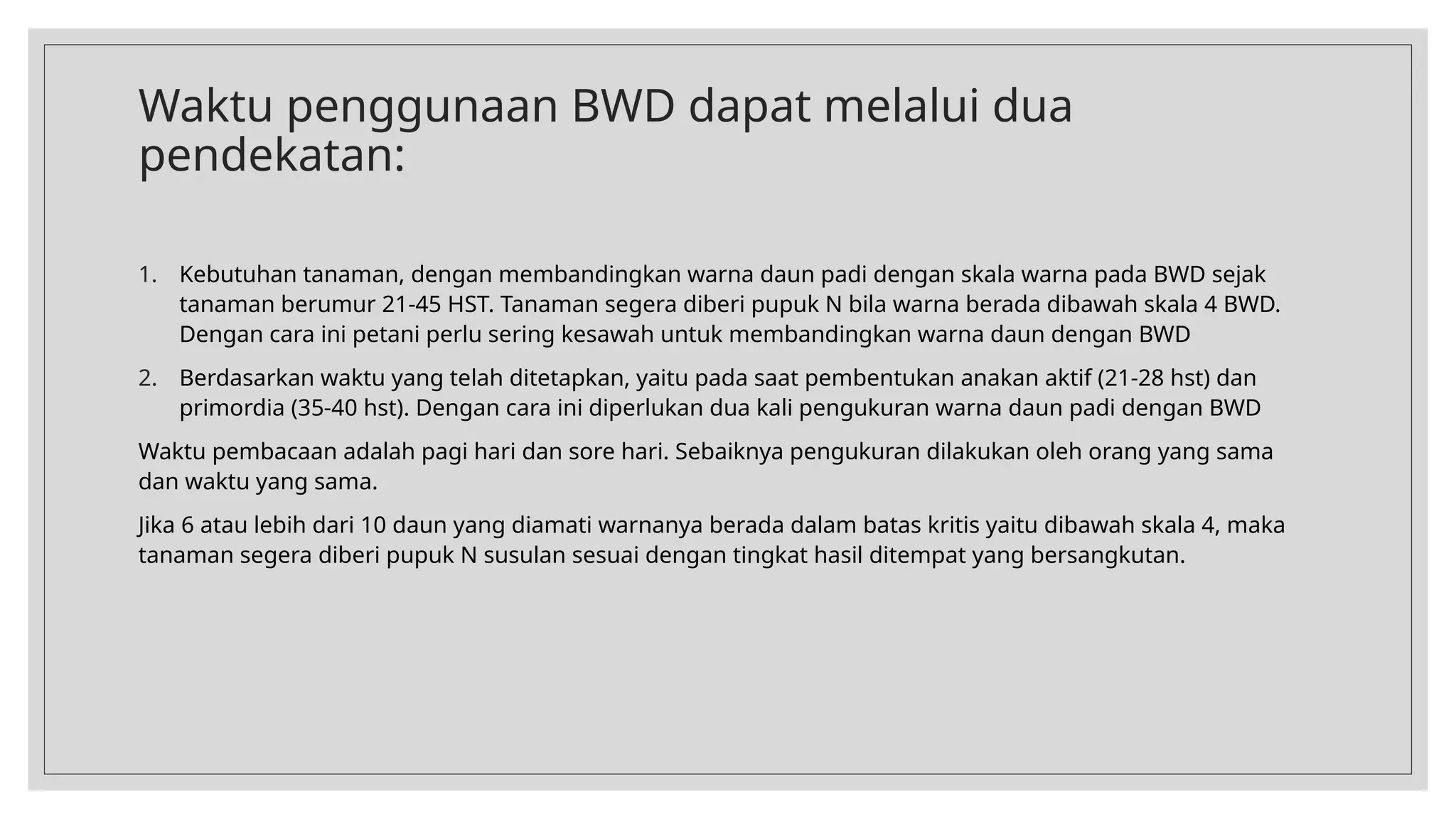 Materi Penyuluhan Bagan warna Daun....... | PPTX