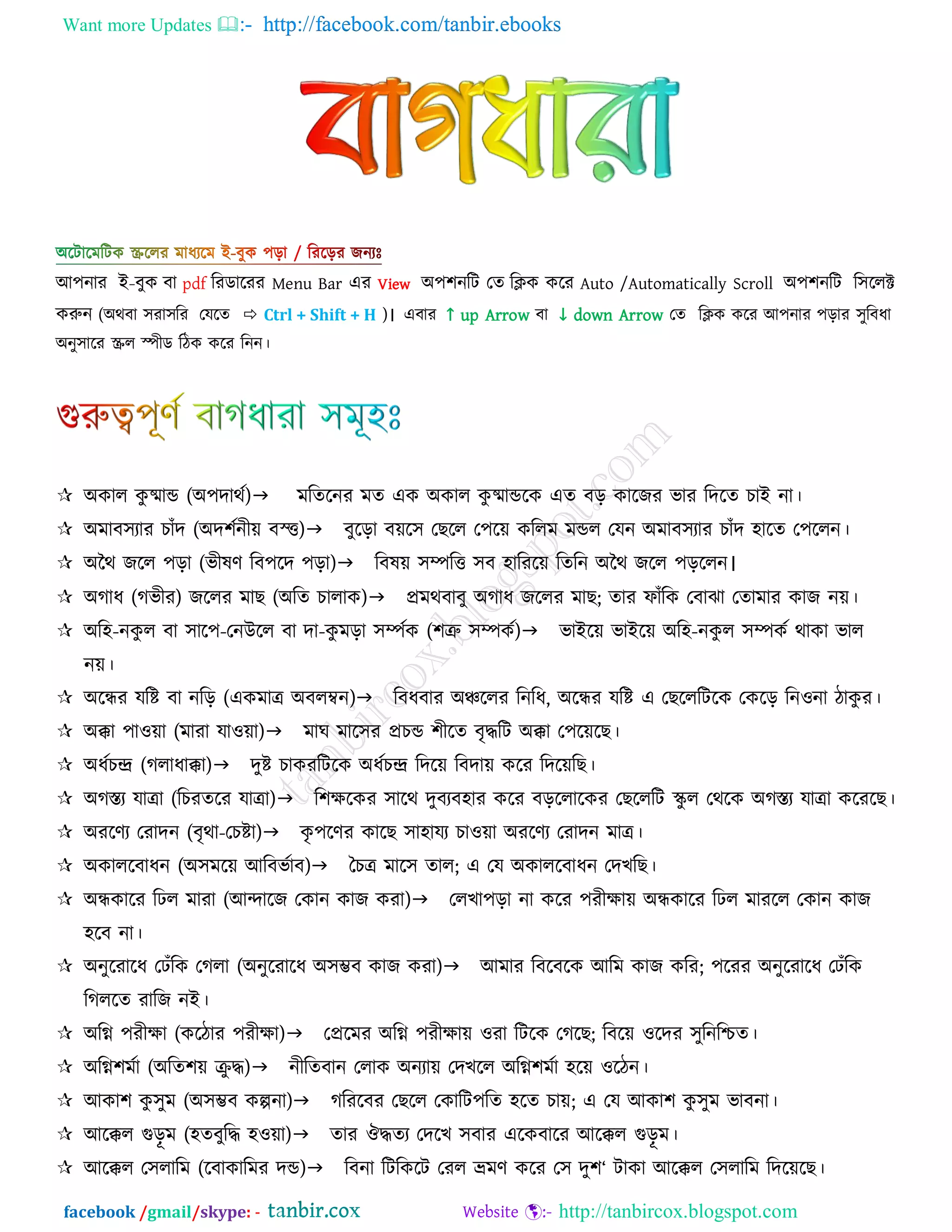 Bagdhara by tanbircox | PDF