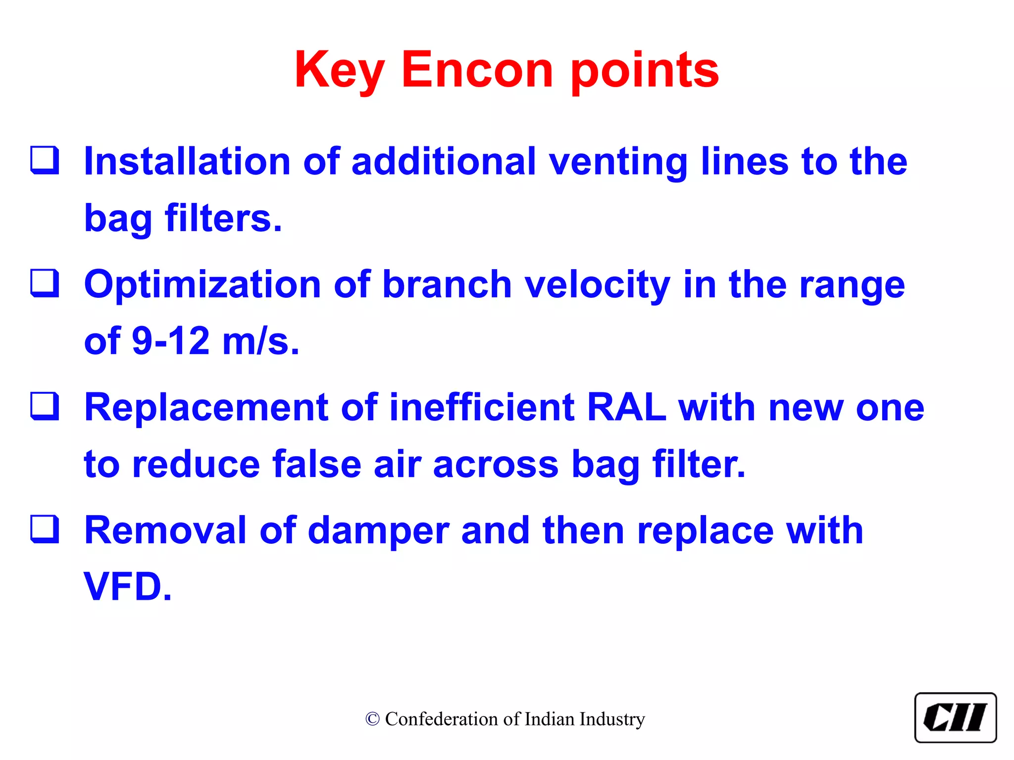 Bag filter optimization in Cement Industry | PDF