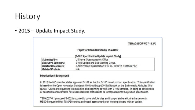 Bathymetric Attributed Grid (BAG) format | PPT