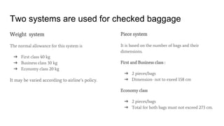 Baggage | PPTX