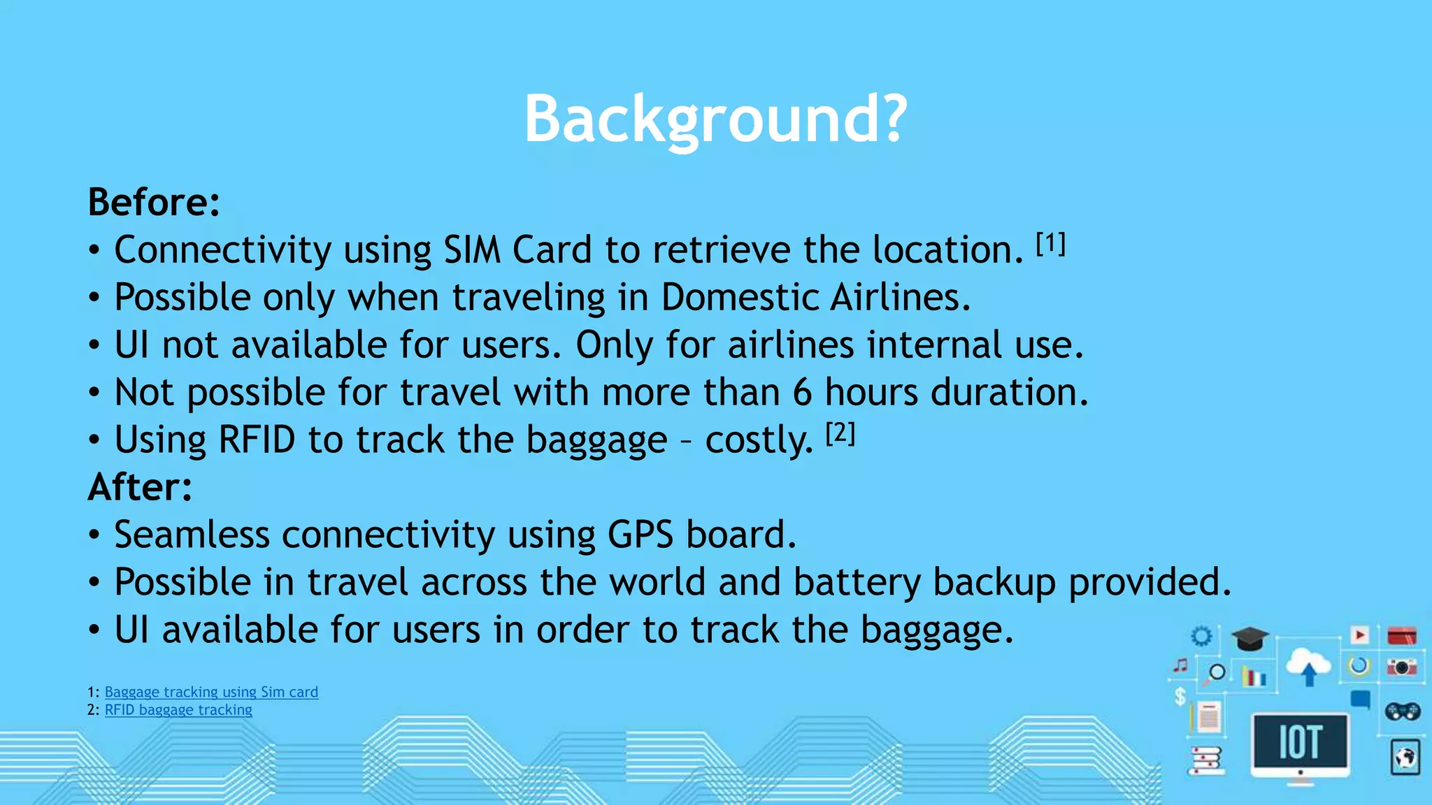 Baggage Tracking | PPTX