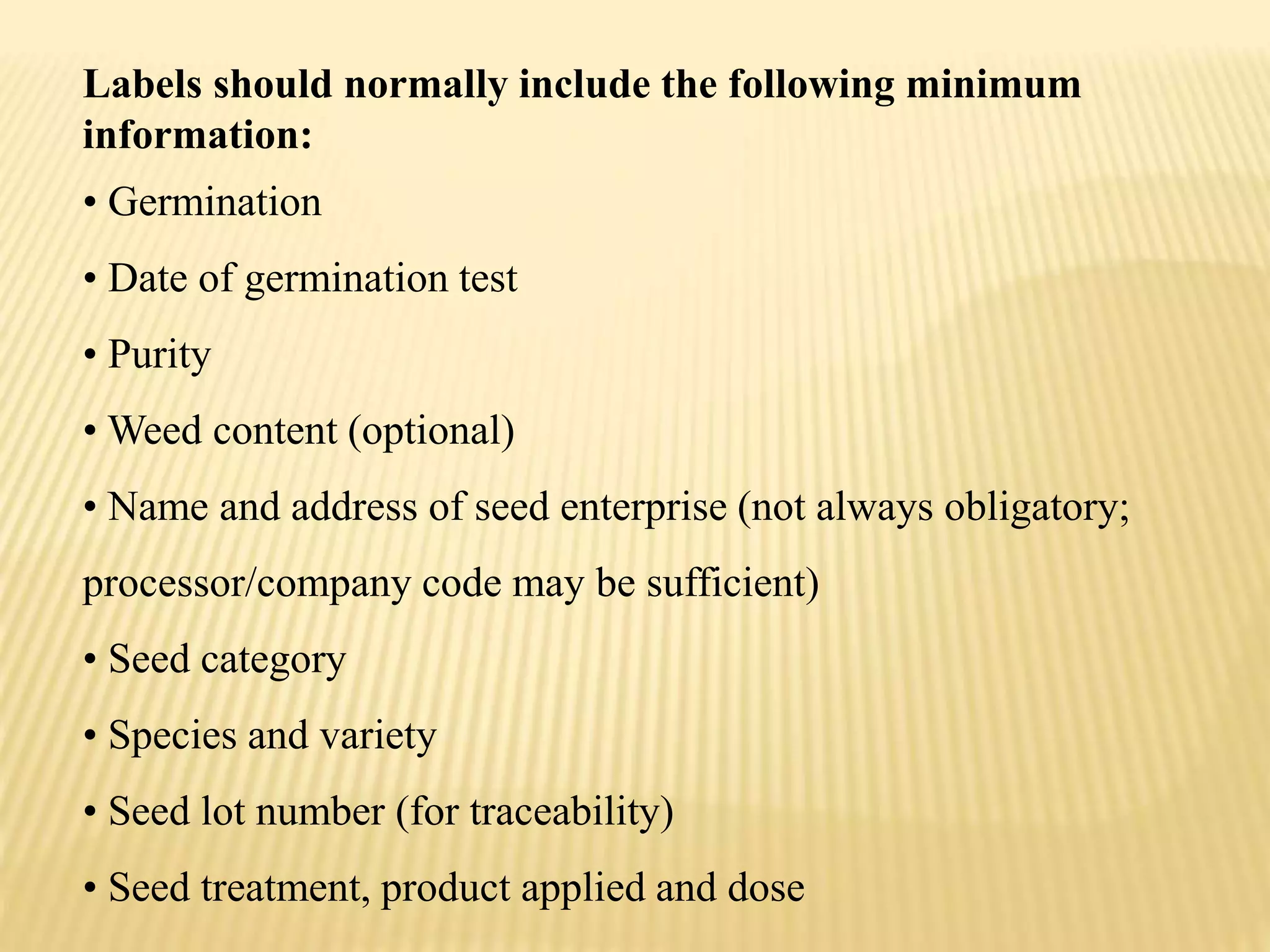 Bagging and labelling | PPTX