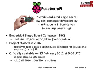 A practical approach to big data in tourism: a low cost Raspberry Pi cluster | PPT
