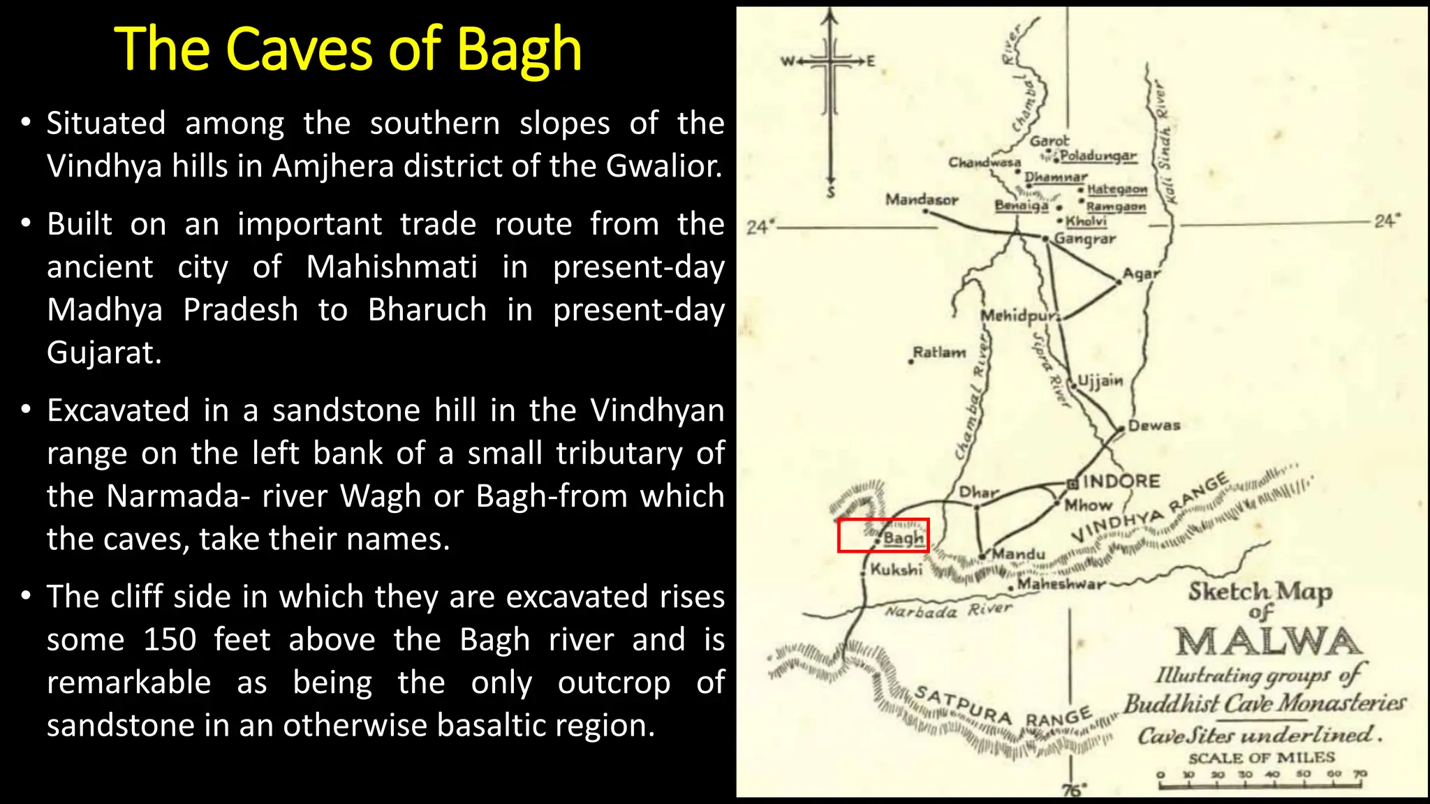 the cave paintings of Bagh in Madhya Pradesh | PDF