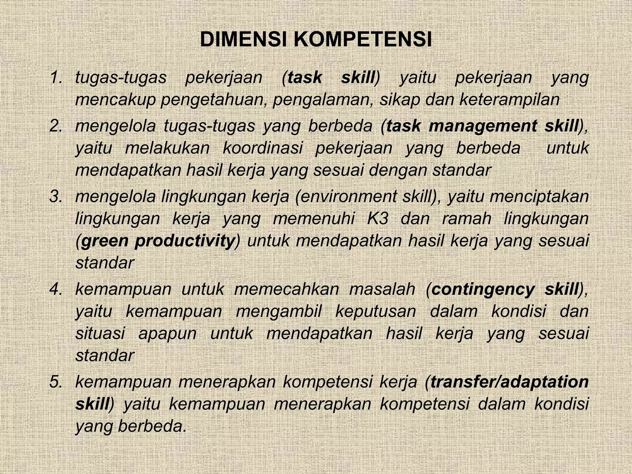 pengenalan pelatihan berbasis kompetensi | PPT