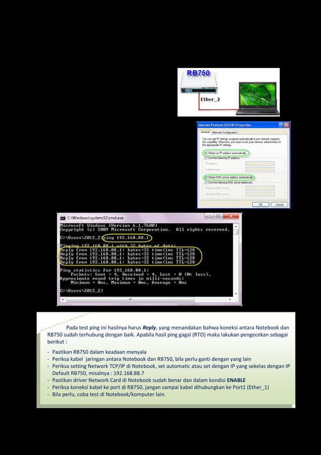 Bagian 1 setting dasar rb750 untuk lan & hotspot | PDF