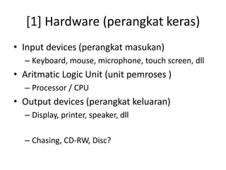 Bagian bagian-komputer | PPTX | Operating Systems | Computer Software ...