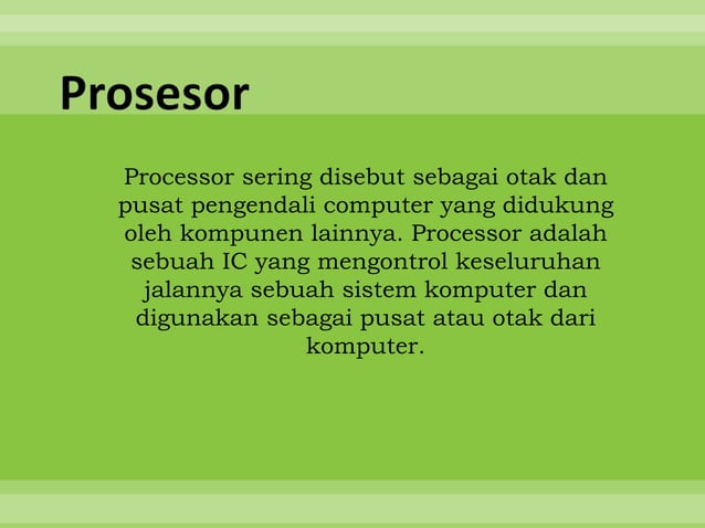 BAGIAN- BAGIAN CPU untuk presentasi materi TIK | PPT