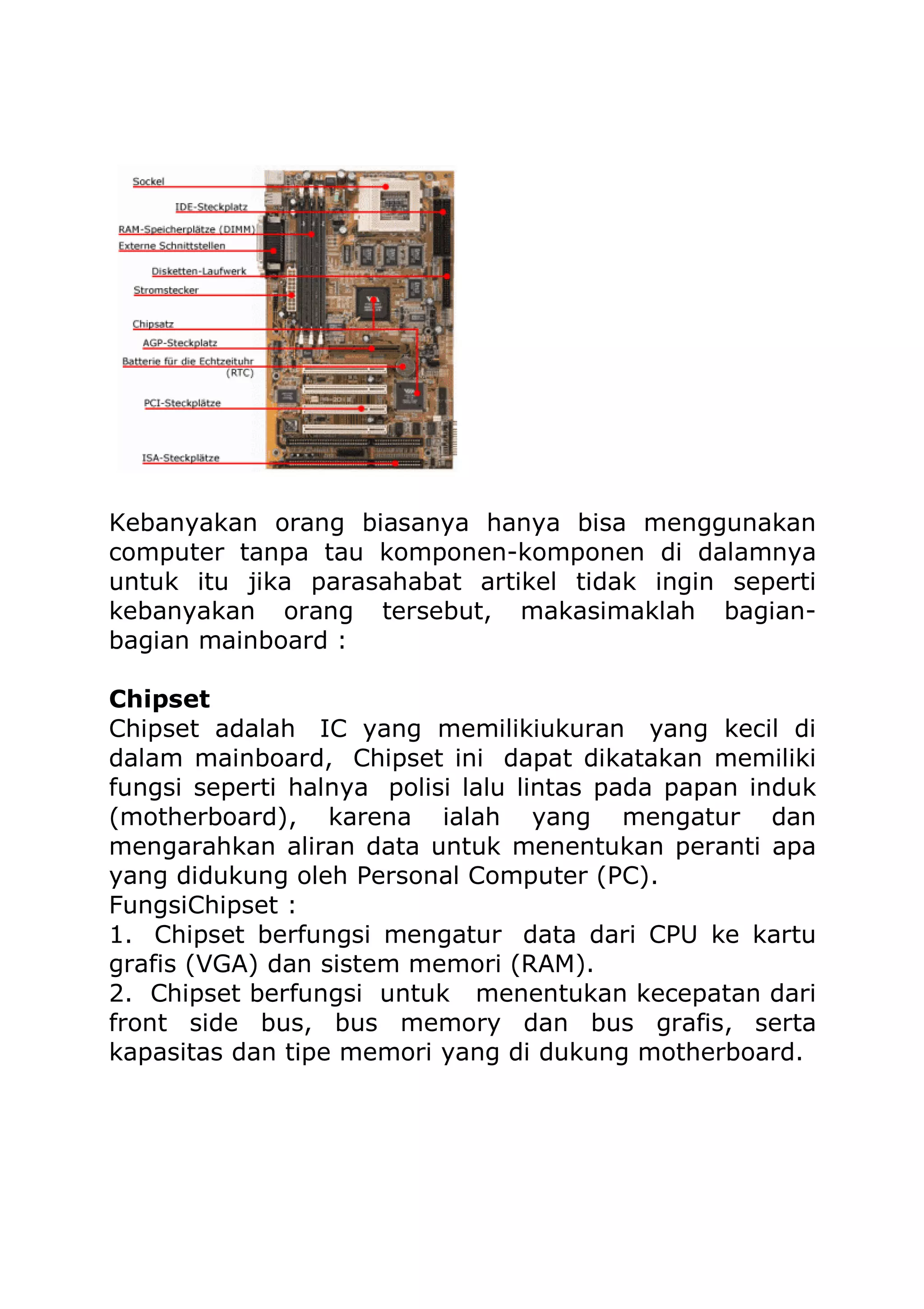 Bagian bagian cpu komputer | PDF