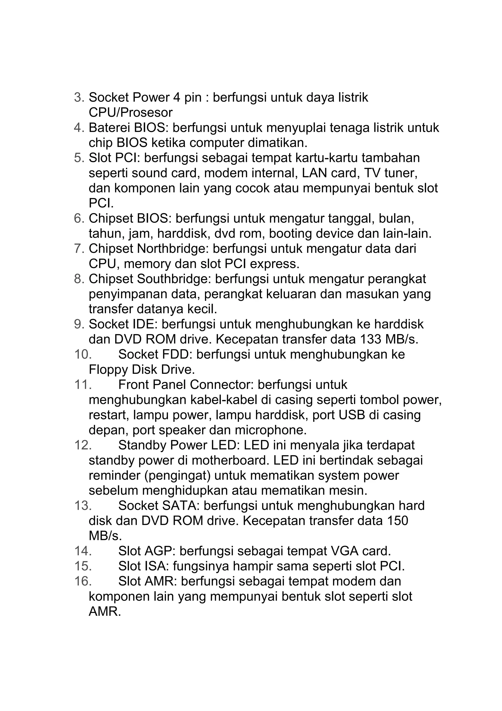 Bagian bagian cpu komputer | PDF