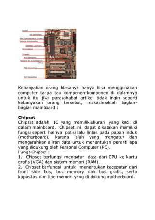 Bagian bagian cpu komputer | PDF