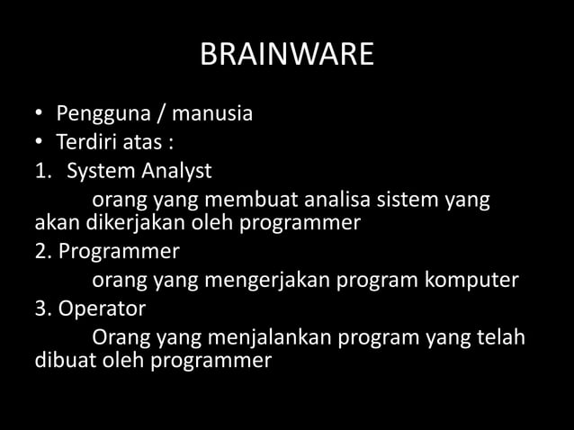 Bagian bagian komputer | PPTX