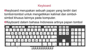 Bagian bagian komputer | PPTX