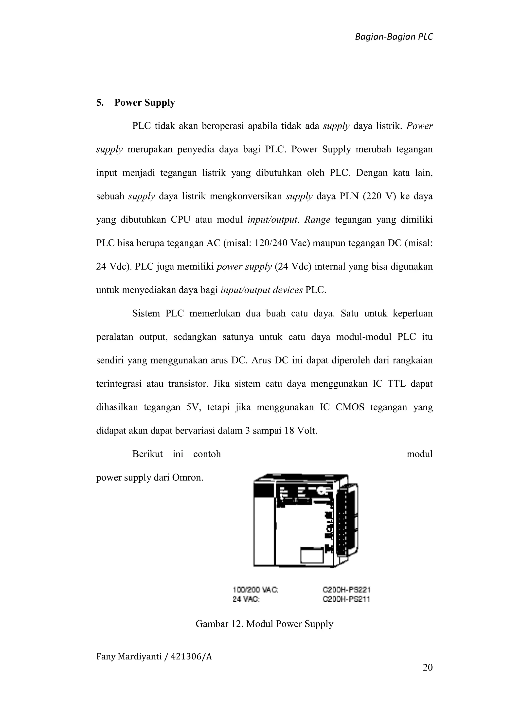Bagian bagian plc | PDF