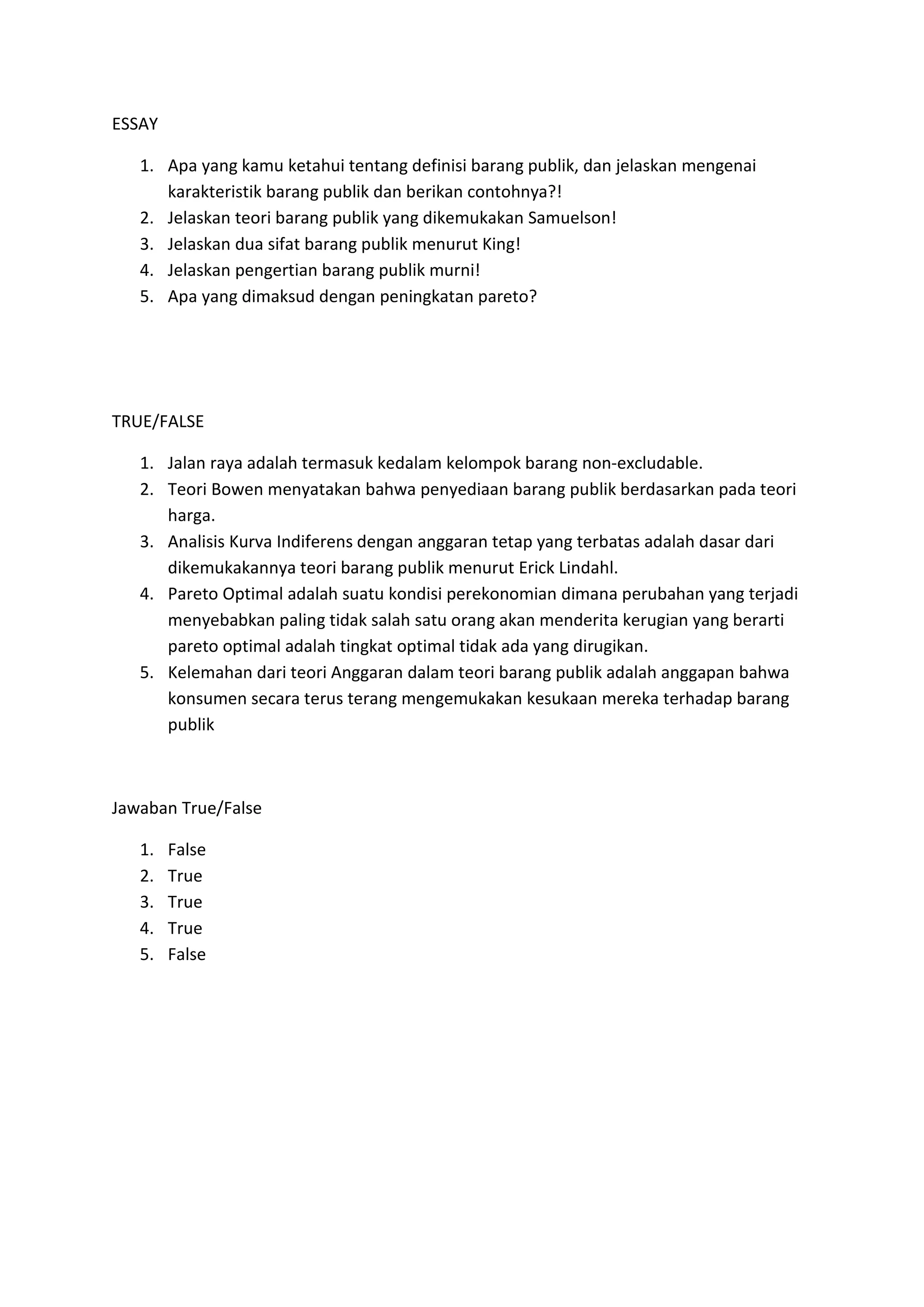 Bagian iv-teori-barang-publik | PDF