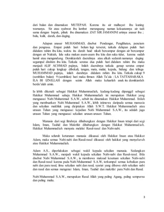 Bagian 1 mengenal penciptaan manusia | DOCX