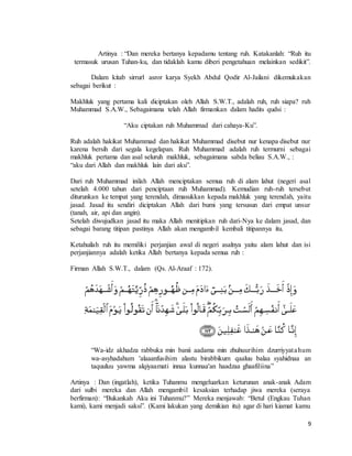 Bagian 1 mengenal penciptaan manusia | DOCX