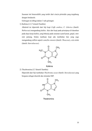 Bagian 2 klasifikasi alkaloid | PDF