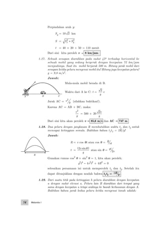 Soal Jawab Fisika Mekanika Bagian A | PDF
