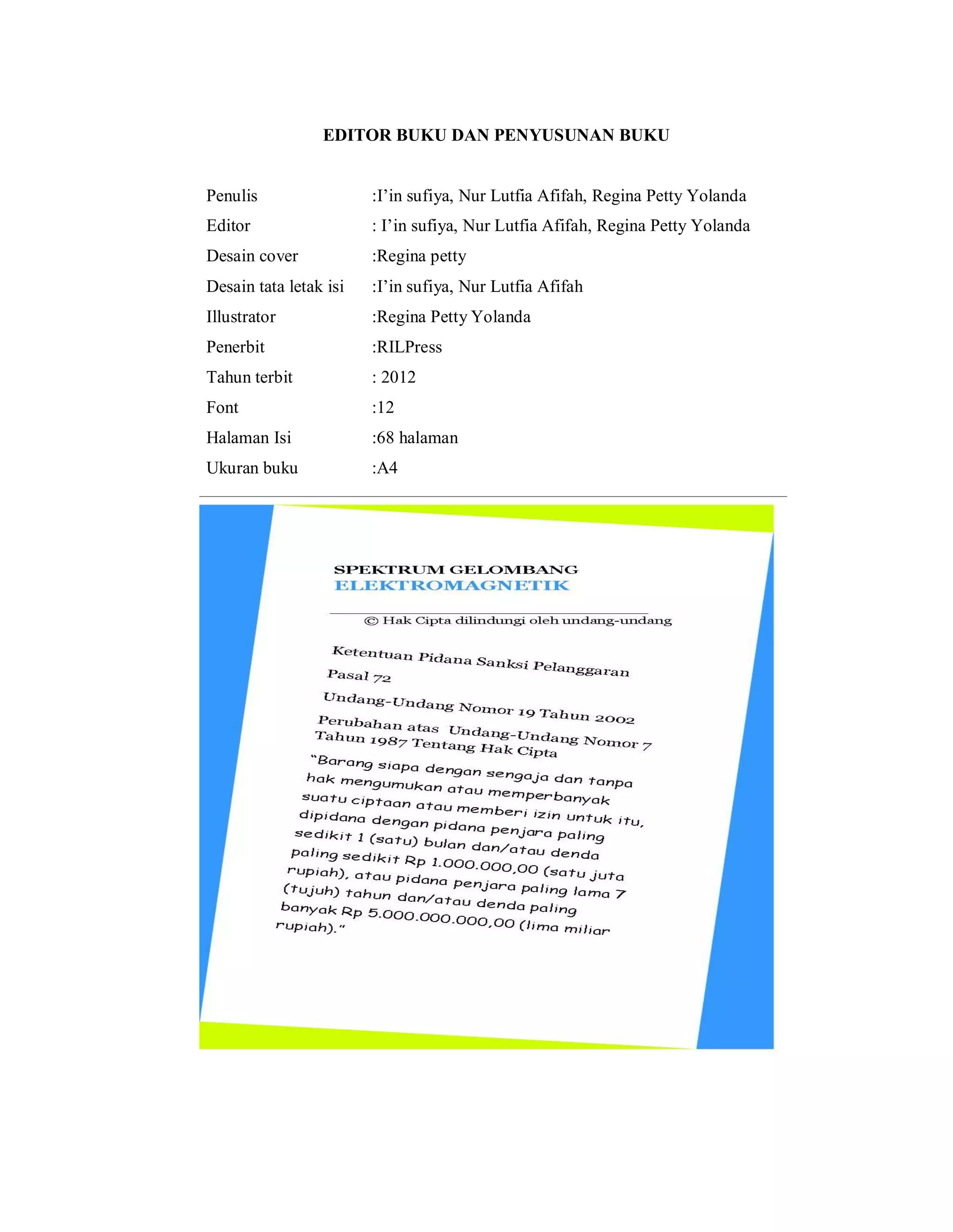 Bagian awal buku | PDF