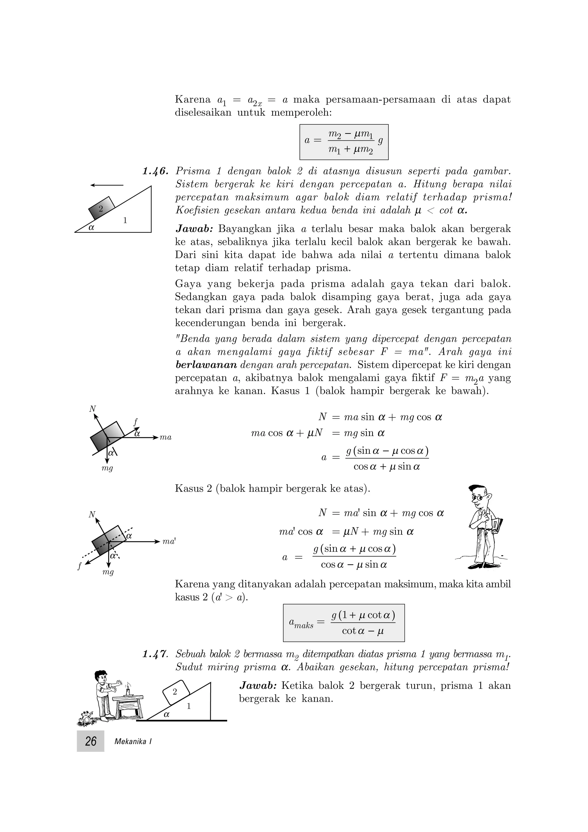 Soal Jawab Fisika Mekanika Bagian B | PDF
