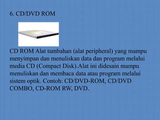 bagian bagian komputer | PPTX