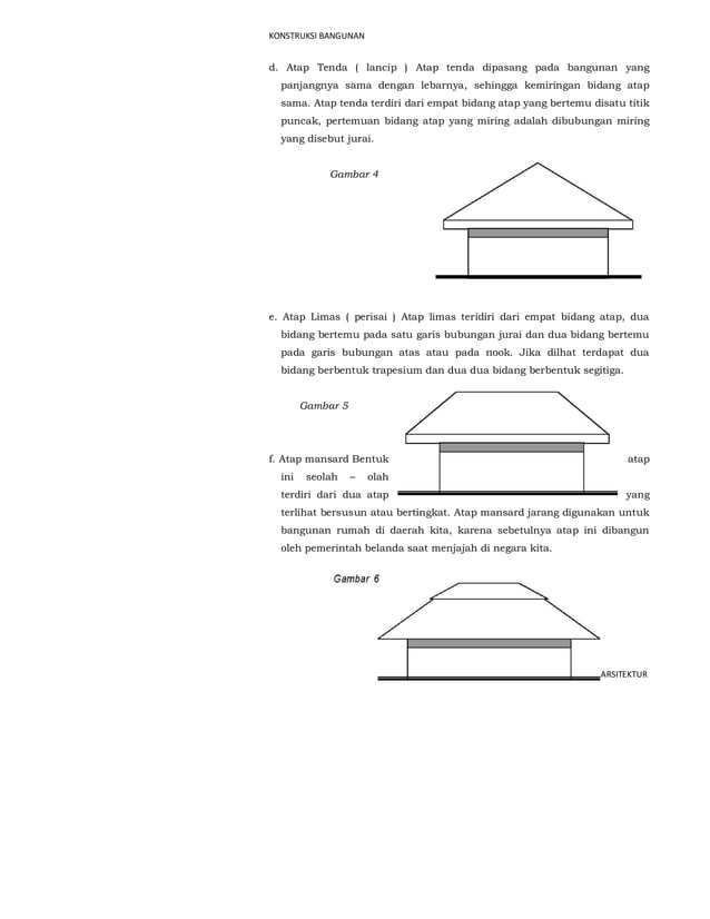 Bagian bagian konstruksi_atap | PDF