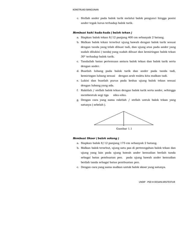 Bagian bagian konstruksi_atap | PDF