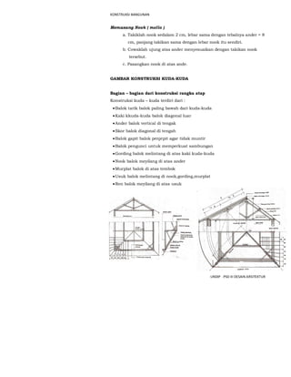 Bagian bagian konstruksi_atap | PDF