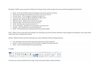 Menu yang berada dalam Bagian bagian microsoft word.docx